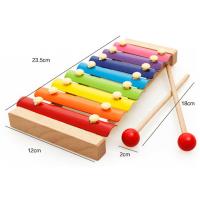 China Baby Unisex Kids Wooden Xylophone Toy Music Instrument Non Toxic for sale