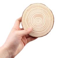 China 16CM Unfinished Natural Wood Slices Wooden Discs Crafts for sale