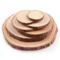 China 16CM Unfinished Natural Wood Slices Wooden Discs Crafts for sale