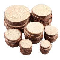 China 16CM Unfinished Natural Wood Slices Wooden Discs Crafts for sale