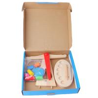 China Weighing 10CM Wooden Balance Scale Toy Montessori Balance Scale for sale