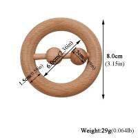 China Medical 5.5cm Silicone Wood Teether Wooden Doctors Set for sale