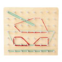 China Tie Nail 16.5cm Wooden Learning Toys Montessori Teaching Aid for sale