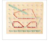 China Tie Nail 16.5cm Wooden Learning Toys Montessori Teaching Aid for sale