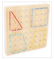 China Tie Nail 16.5cm Wooden Learning Toys Montessori Teaching Aid for sale