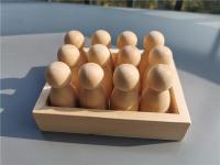 China Sort Pegdoll Wooden Rainbow Stacker Wooden Memory Stick Game for sale