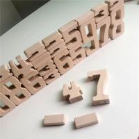 China Educational Wooden Alphabet And Number Blocks Math Digital Toys ISO9001 for sale
