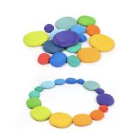 China 32pcs Digital Number Wooden Building Blocks Balance Blocks For Toddlers for sale