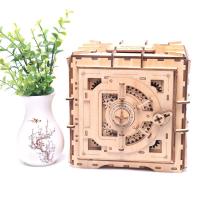 China INS Nordic Wooden Block Puzzle Toys 3d Wooden Puzzle Box Mechanical for sale