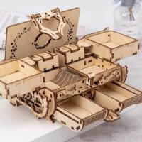 China Personality 3.94in Mechanical Wooden Puzzles Wooden Mechanical 3d Puzzles for sale