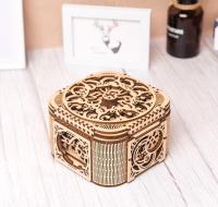 China Gift 23.5cm Mechanical Wooden Block Puzzle Toys Small Wooden Jewelry Box for sale