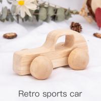China Beech Unisex ISO9001 Wooden Car Toy Police Montessori for sale