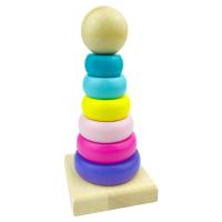 China 5.51in Wooden Montessori Baby Toys Beech Wood Teether for sale