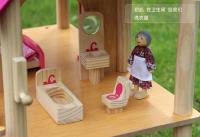 China Children ISO9001 Castle Wooden Doll House Toys  Dream House for sale