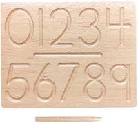 China Alphabets Board 29cm Wooden Math Toy Counting Teaching Language for sale