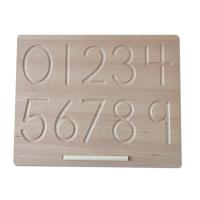 China Alphabets Board 29cm Wooden Math Toy Counting Teaching Language for sale