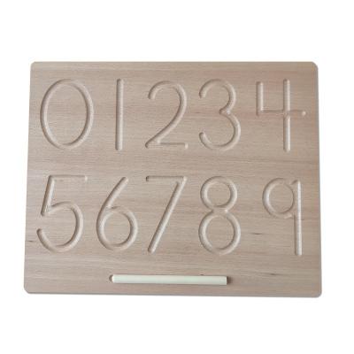 China Alphabets Board 29cm Wooden Math Toy Counting Teaching Language for sale