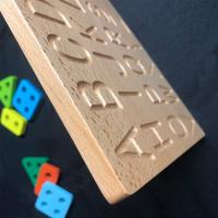 China Alphabets Board 29cm Wooden Math Toy Counting Teaching Language for sale