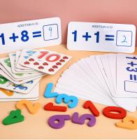 China Nontoxic 15cm Montessori Counting Board Wooden Multiplication Board for sale