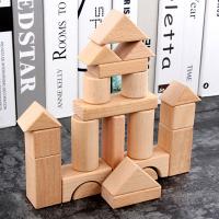 China Large 22PCS Jumbo Wooden Building Blocks Classic Castle 17.5cm for sale