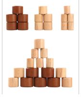 China Montessori Moon Small Wooden Building Blocks Target Beech Balance for sale