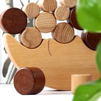 China Montessori Moon Small Wooden Building Blocks Target Beech Balance for sale