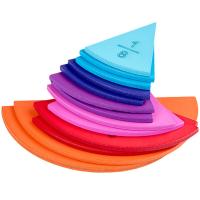 China Card Math 11Pcs Number Puzzle Board Wooden Fraction Puzzle Teaching Aids for sale