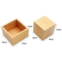 China Handbell  6 Inch Wooden Teethers Safe Tambor Beech Wood Teether for sale