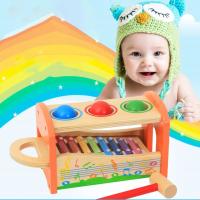 China Eight Notes 15cm Wooden Musical Toys Wooden Xylophone Baby for sale