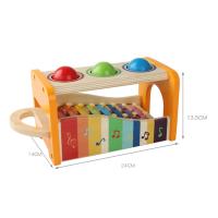China 8 Notes Piano Kids Wooden Xylophone Instruments Educational Toys for sale