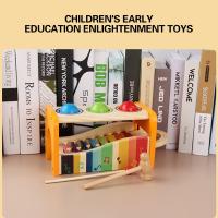 China 8 Notes Piano Kids Wooden Xylophone Instruments Educational Toys for sale