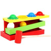 China Piling Hand 10cm Shape Matching Toy Wooden Musical Instruments for sale