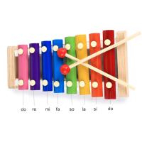 China Unisex Toddler Wooden Musical Toys Baby Wooden Xylophone for sale