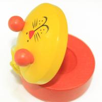 China Castanets 2.5cm Wooden Clapper Toy Handle Musical Instruments for sale