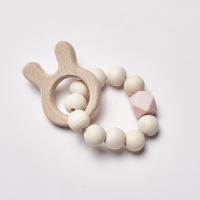 China Jewelry Crochet Teething Ring Personalised Organic Wooden Teethers for sale