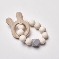 China Jewelry Crochet Teething Ring Personalised Organic Wooden Teethers for sale