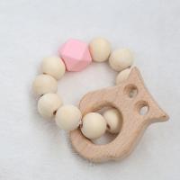 China Jewelry Crochet Teething Ring Personalised Organic Wooden Teethers for sale