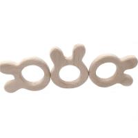 China Beech DIY Personalised Baby Teether Silicone Wooden Necklace Bracelet for sale