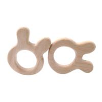 China Beech DIY Personalised Baby Teether Silicone Wooden Necklace Bracelet for sale