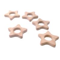 China Beech 2cm Wooden Teething Toy Rabbit 4cm Personalised Wooden Teether for sale