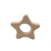 China Beech 2cm Wooden Teething Toy Rabbit 4cm Personalised Wooden Teether for sale
