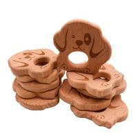 China Necklace Pendant Wooden Teething Toy ISO9001 Wooden Animal Teether for sale