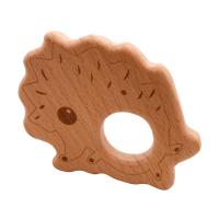 China Necklace Pendant Wooden Teething Toy ISO9001 Wooden Animal Teether for sale