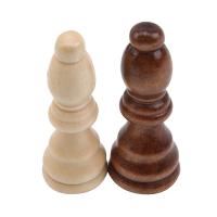 China Children 70mm Vintage Wooden Chess Board Checker Set Entertainment Games for sale