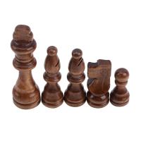 China Children 70mm Vintage Wooden Chess Board Checker Set Entertainment Games for sale