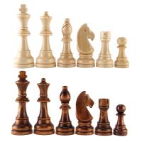 China Children 70mm Vintage Wooden Chess Board Checker Set Entertainment Games for sale