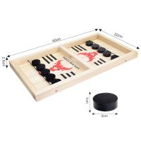 China Puck Unisex Wooden Chess Pieces Ages 4 Wooden Sling Hockey for sale