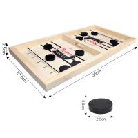 China Puck Unisex Wooden Chess Pieces Ages 4 Wooden Sling Hockey for sale