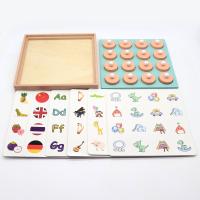 China Montessori 3D Unisex Memory Match Puzzle Game Chess Toy for sale