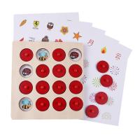China Montessori 3D Unisex Memory Match Puzzle Game Chess Toy for sale